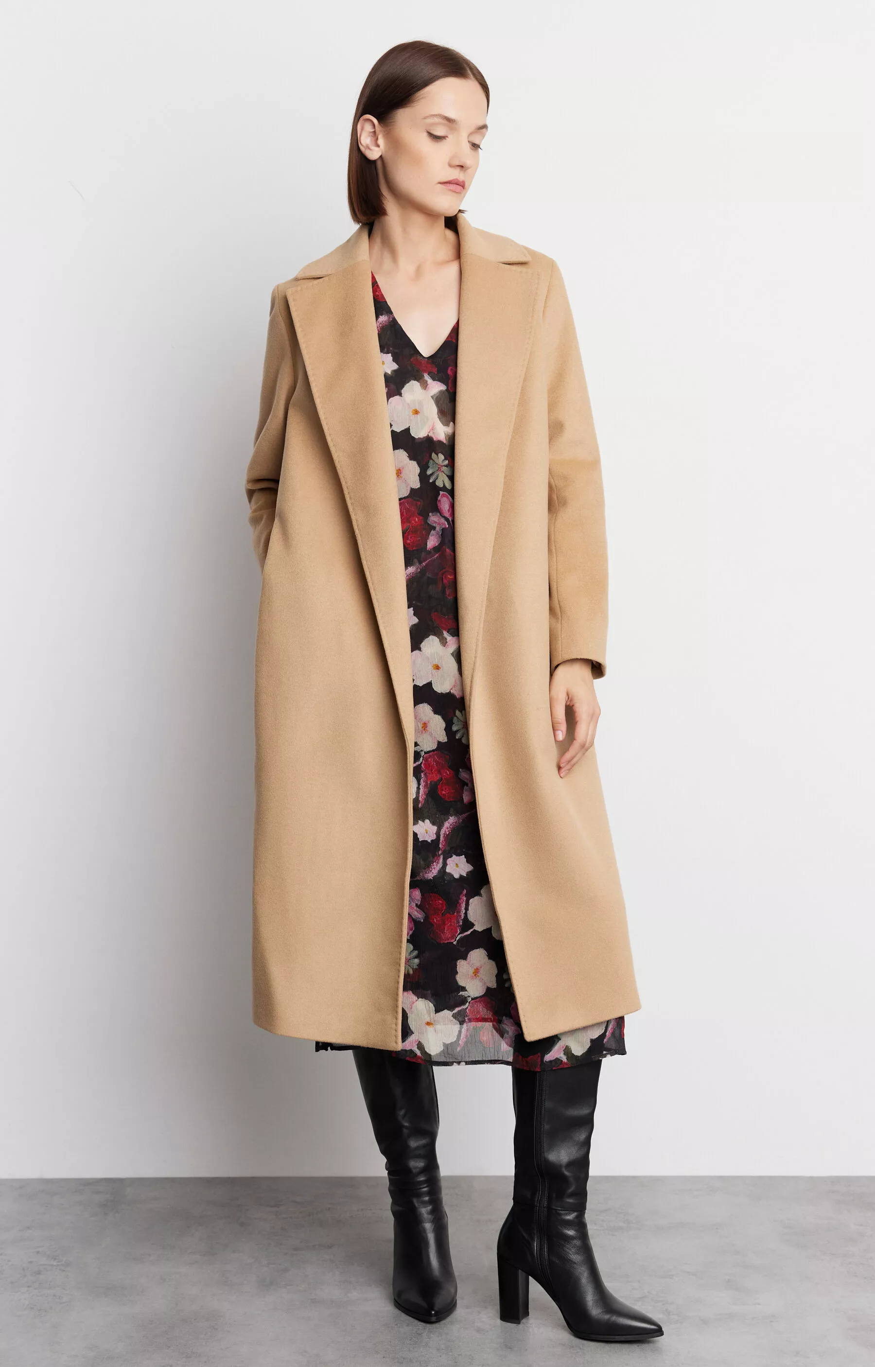 Wełniany płaszcz z dodatkiem kaszmiru | Vistula