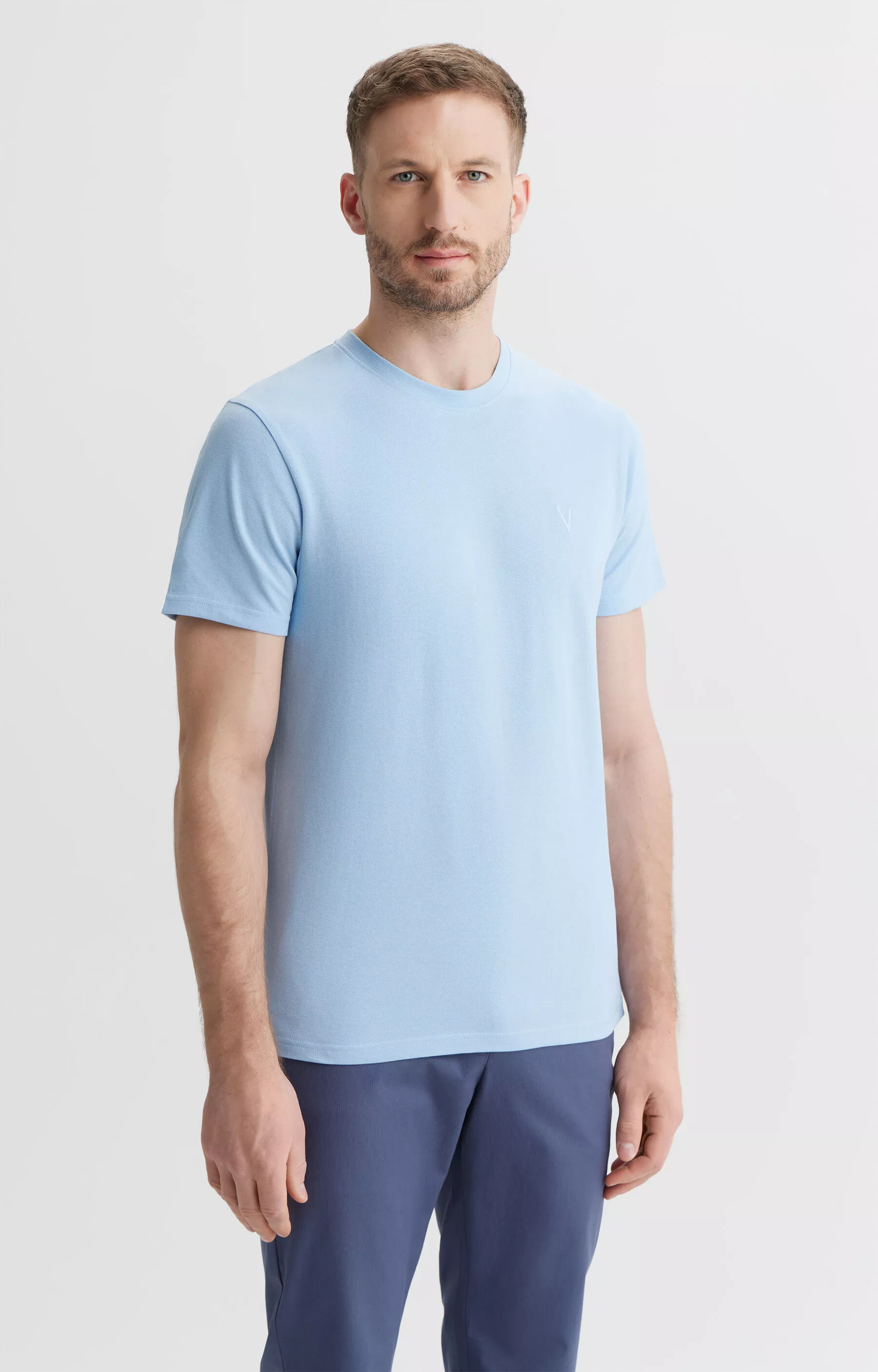 Niebieski t-shirt VISTULA | Vistula