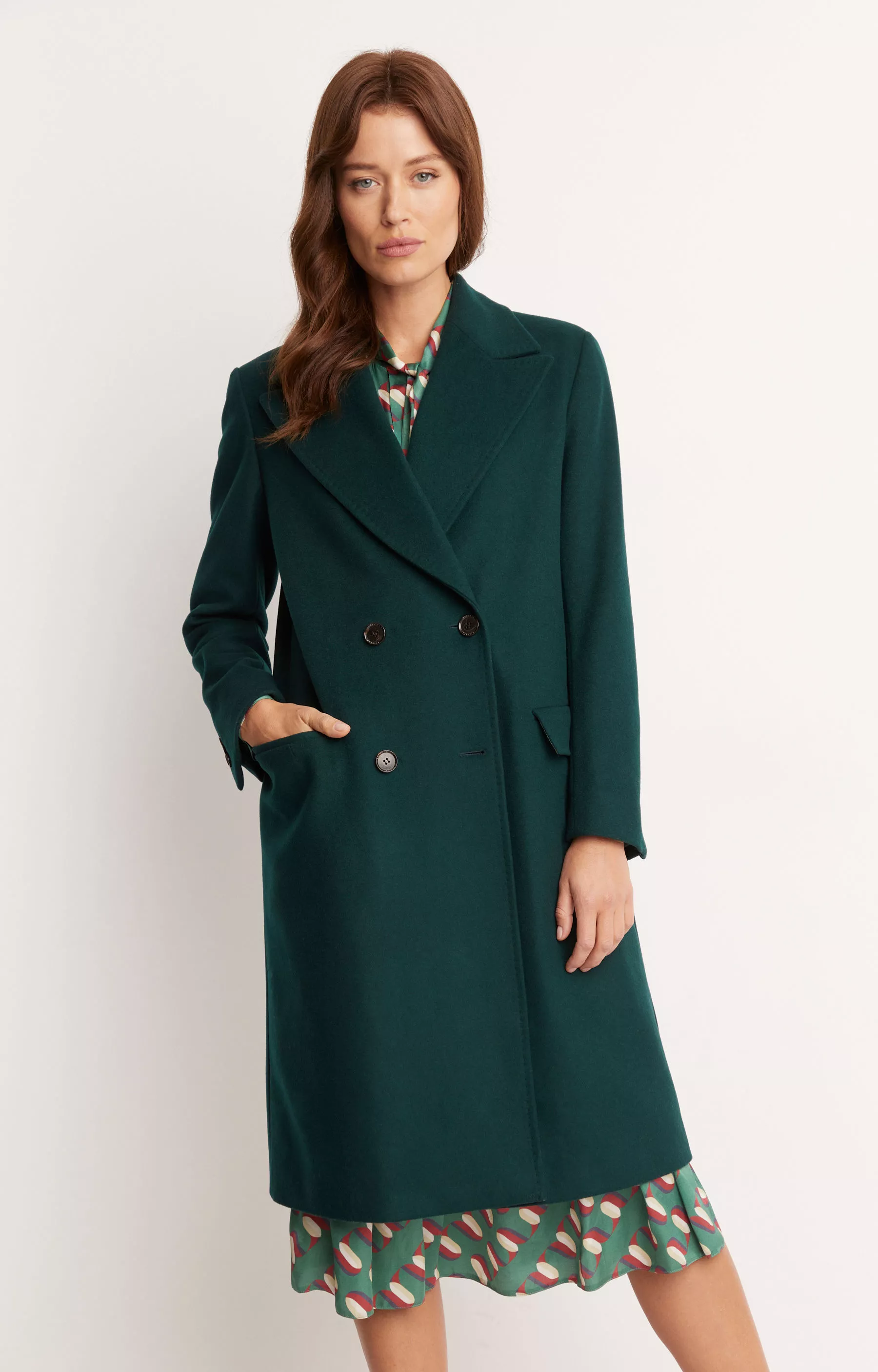 Wełniany płaszcz z dodatkiem kaszmiru | Vistula